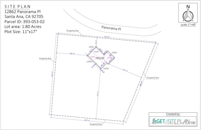 Simple Package Site Plan - Get A Site Plan