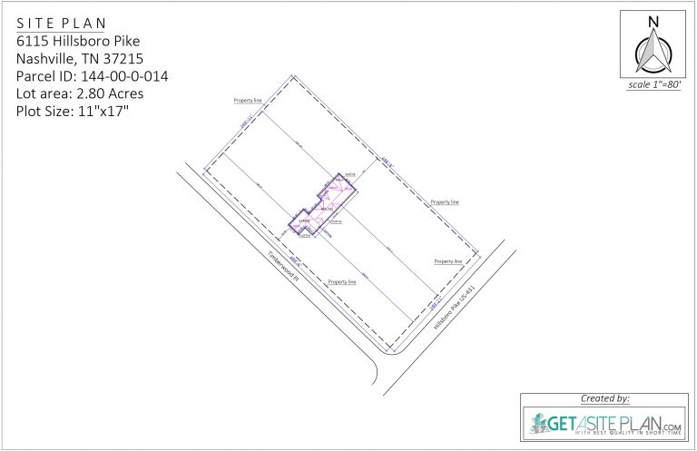 Simple Package Site Plan - Get A Site Plan