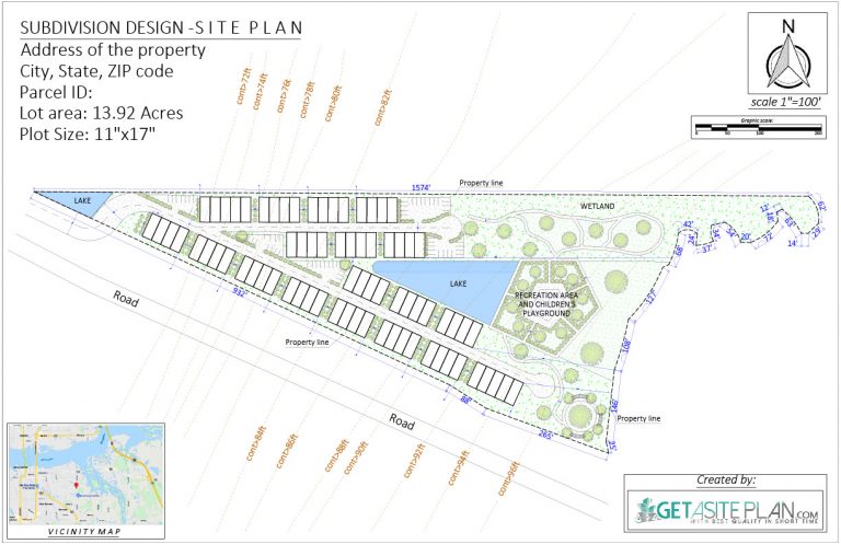 Subdivision Design - Get A Site Plans for Permits