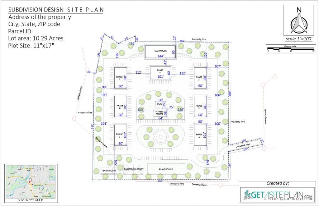 Subdivision Design - Get A Site Plans for Permits