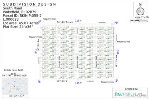 Subdivision plan and design - Layout and Site planning - GetASitePlan